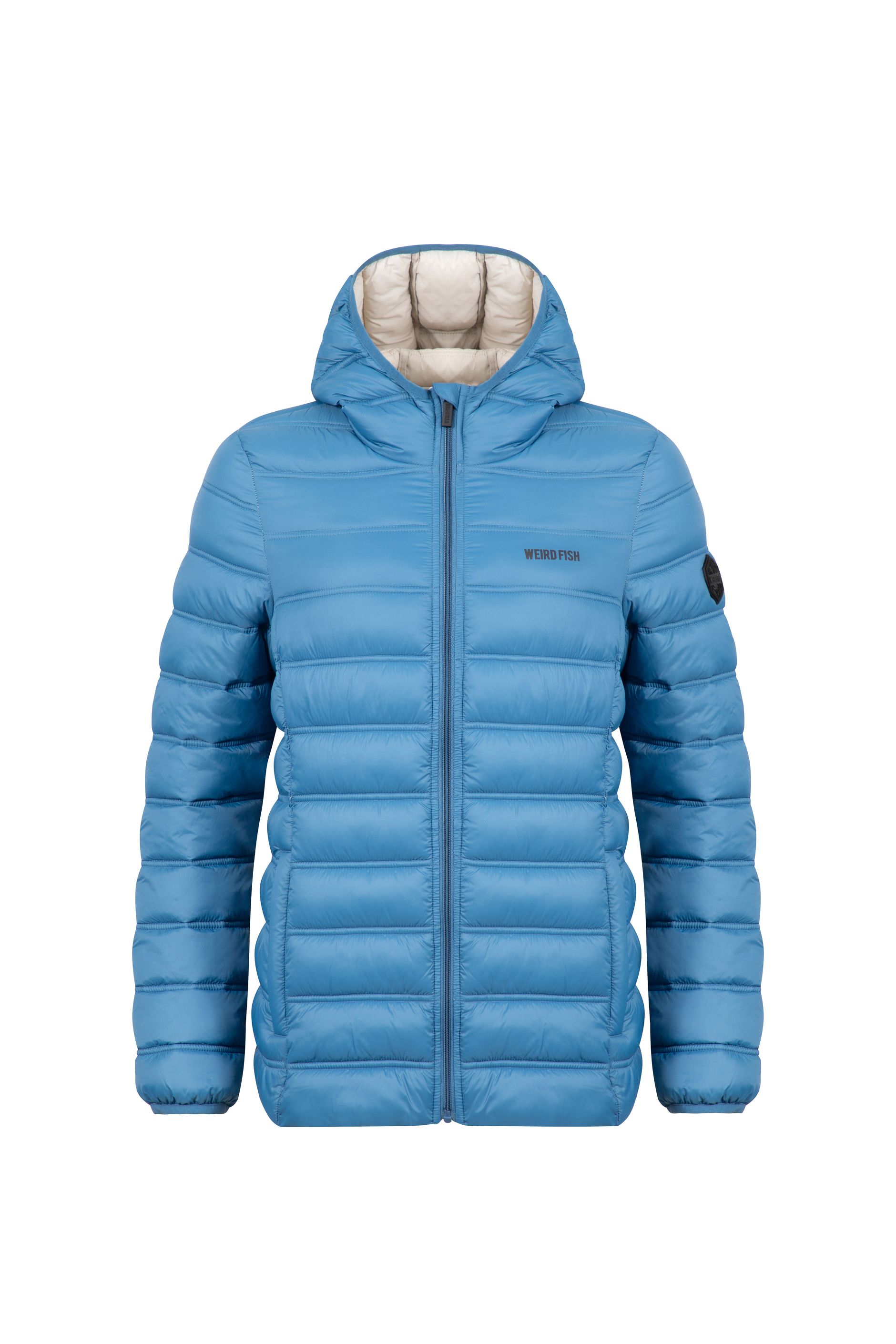 Eshka Lightweight Padded Jacket Washed Blue | Weird Fish