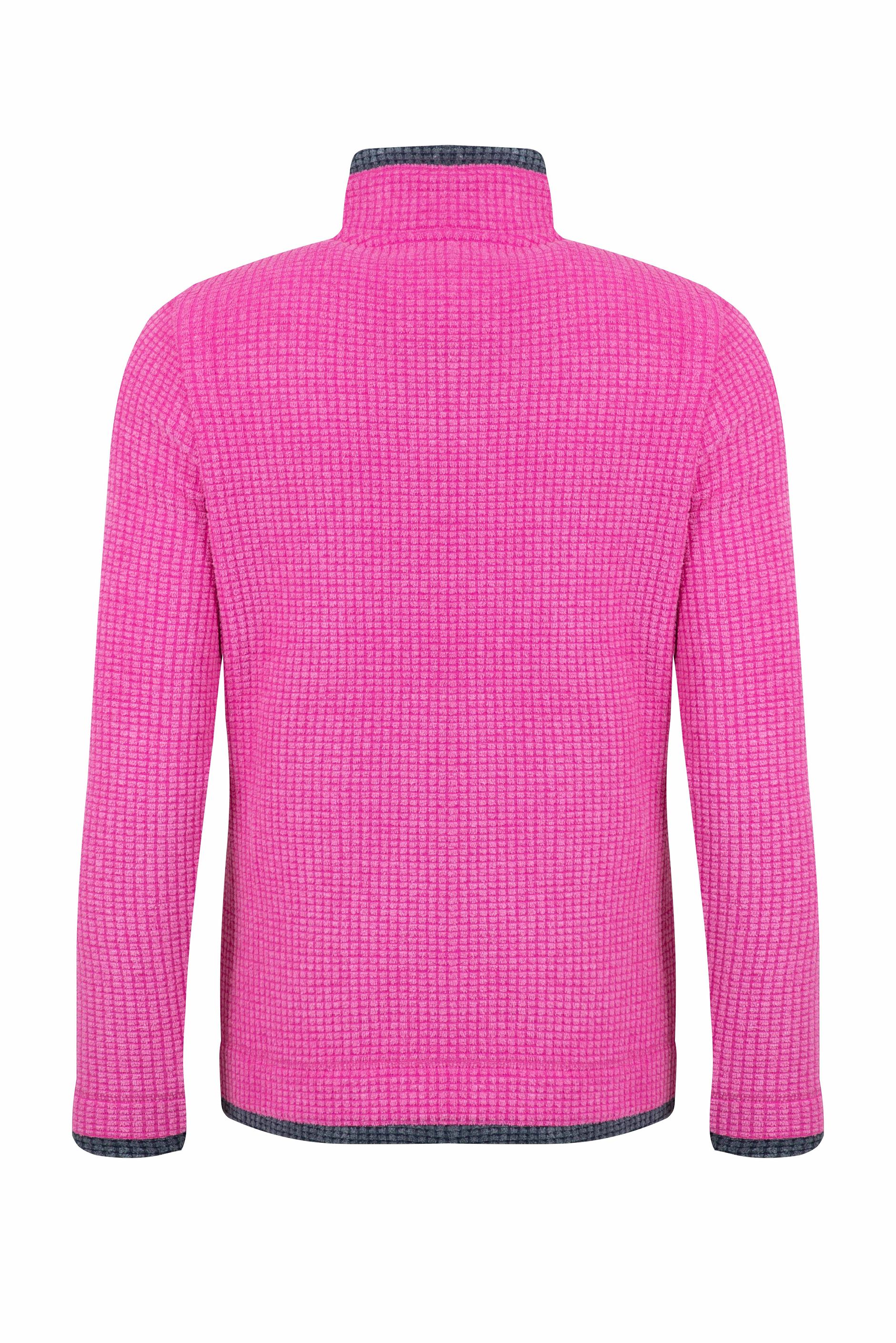 Ariana Full Zip Grid Fleece Gerbera | Weird Fish