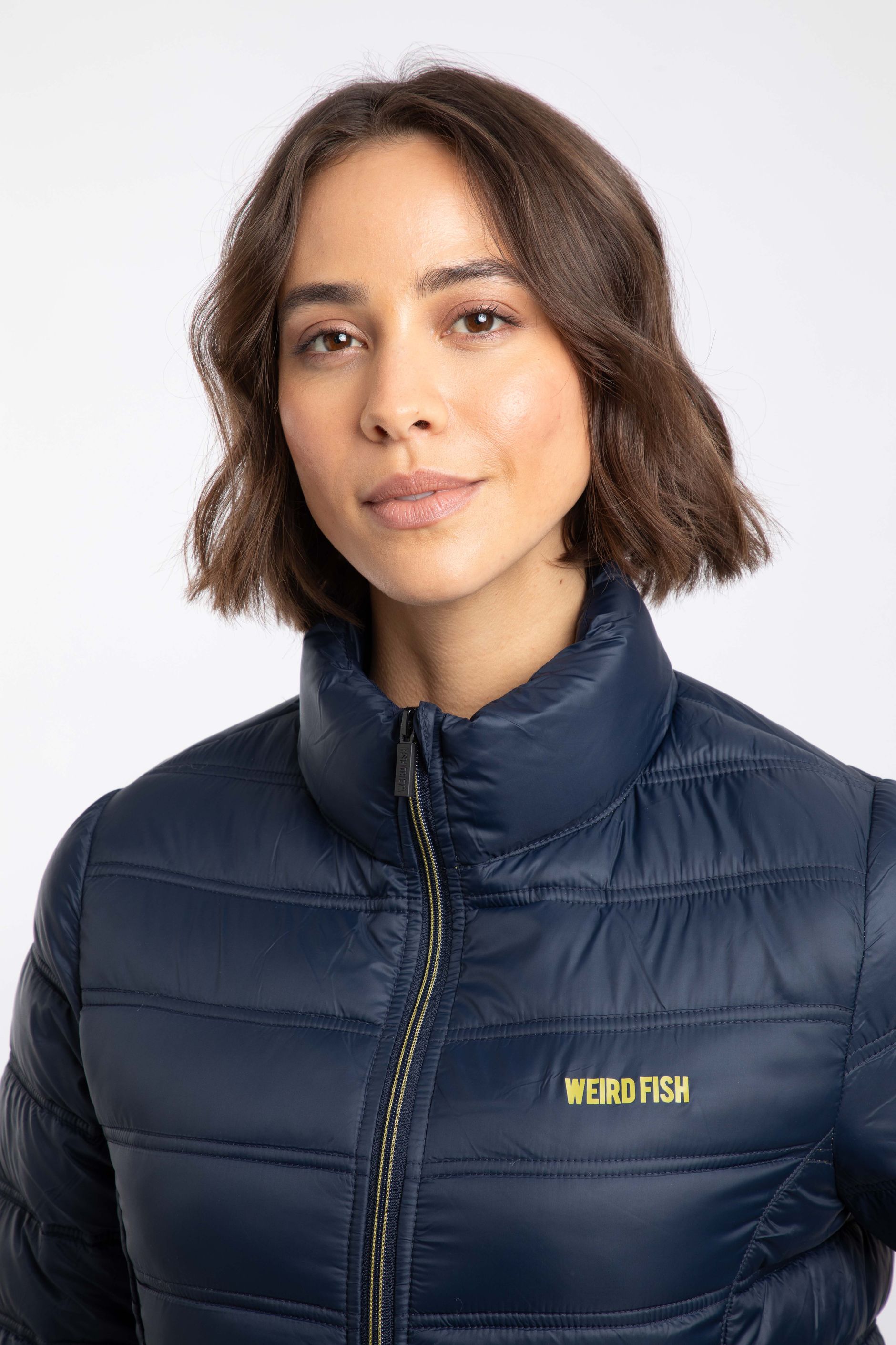 Travellia Lightweight Showerproof Padded Jacket Navy | Weird Fish