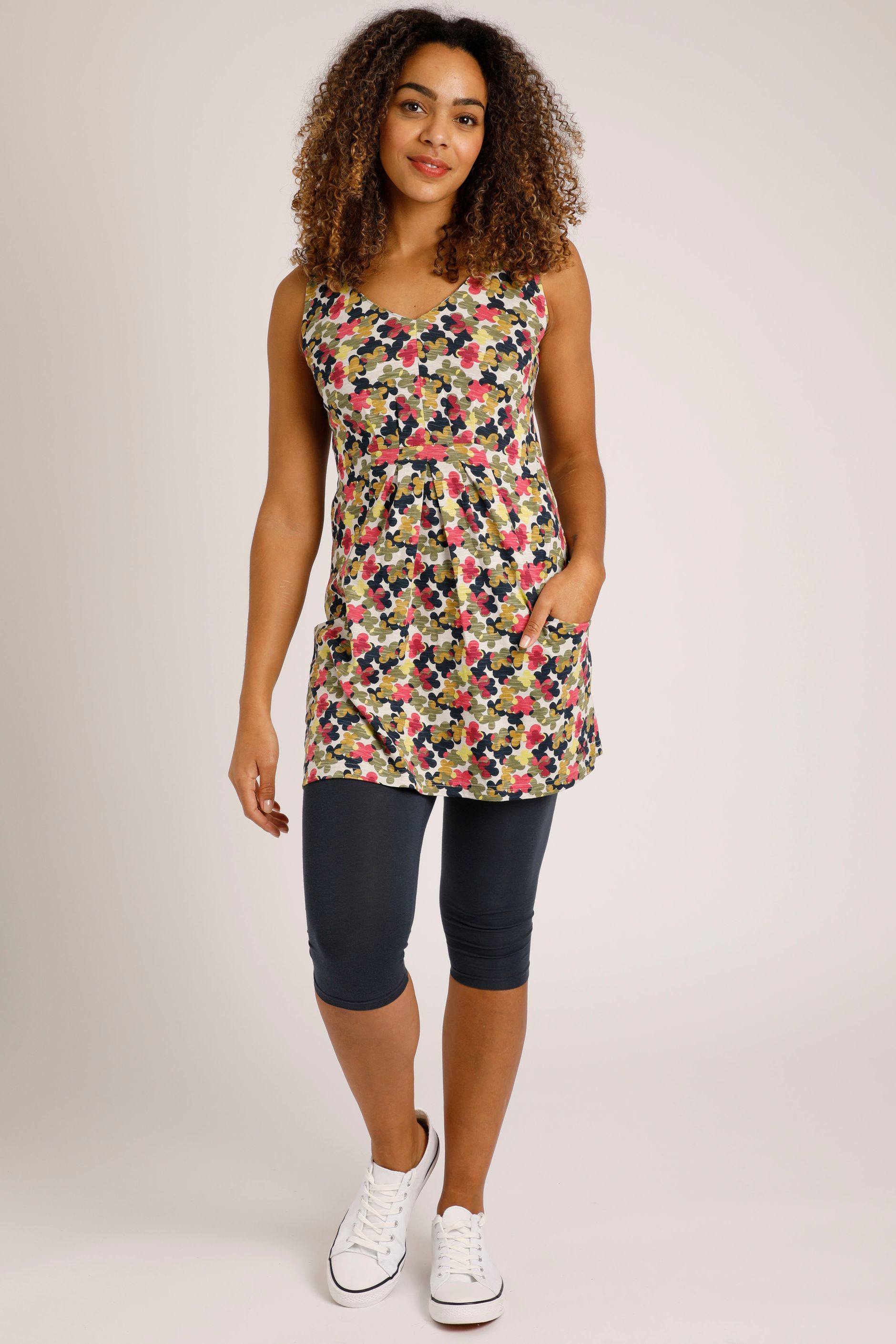 Indus Jersey Tunic Pearl Grey | Weird Fish