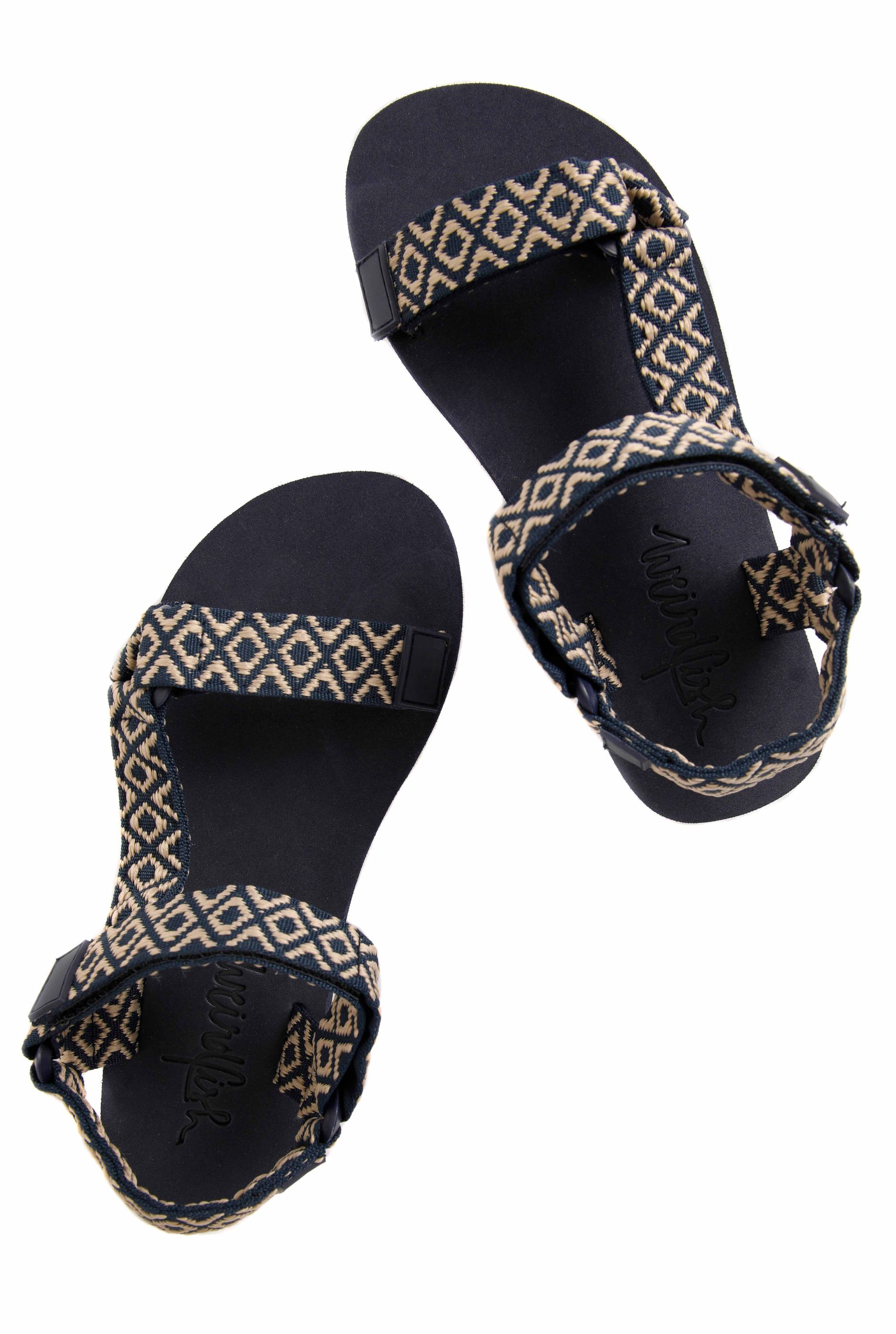 Trek Walking Sandals Navy | Weird Fish