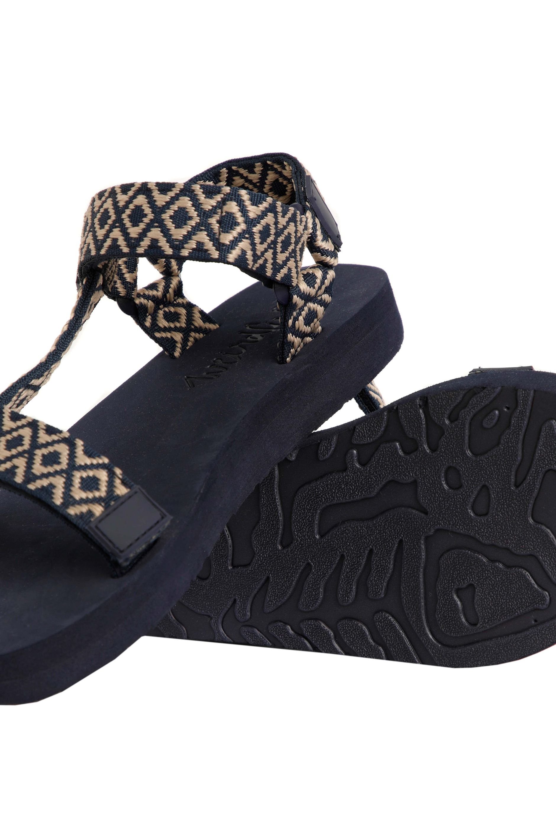 Trek Walking Sandals Navy | Weird Fish