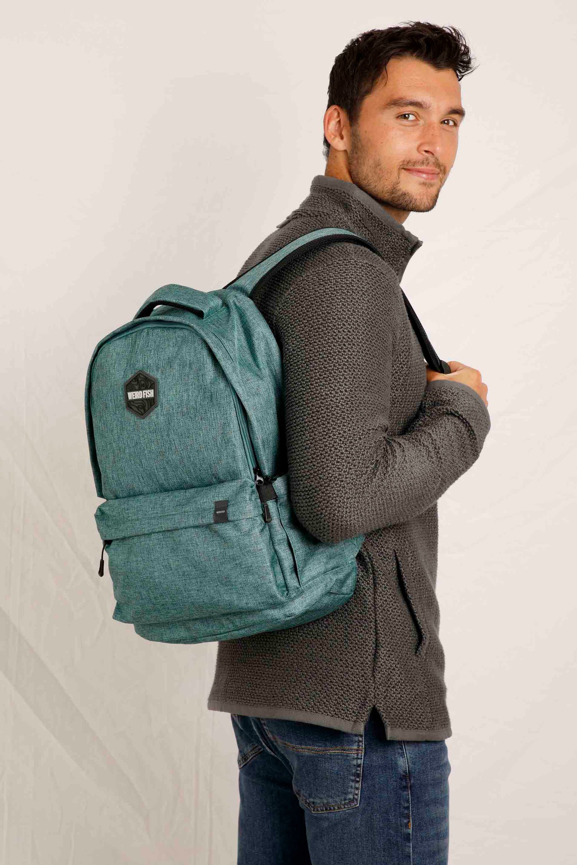 Nevis Backpack Dark Jade | Weird Fish