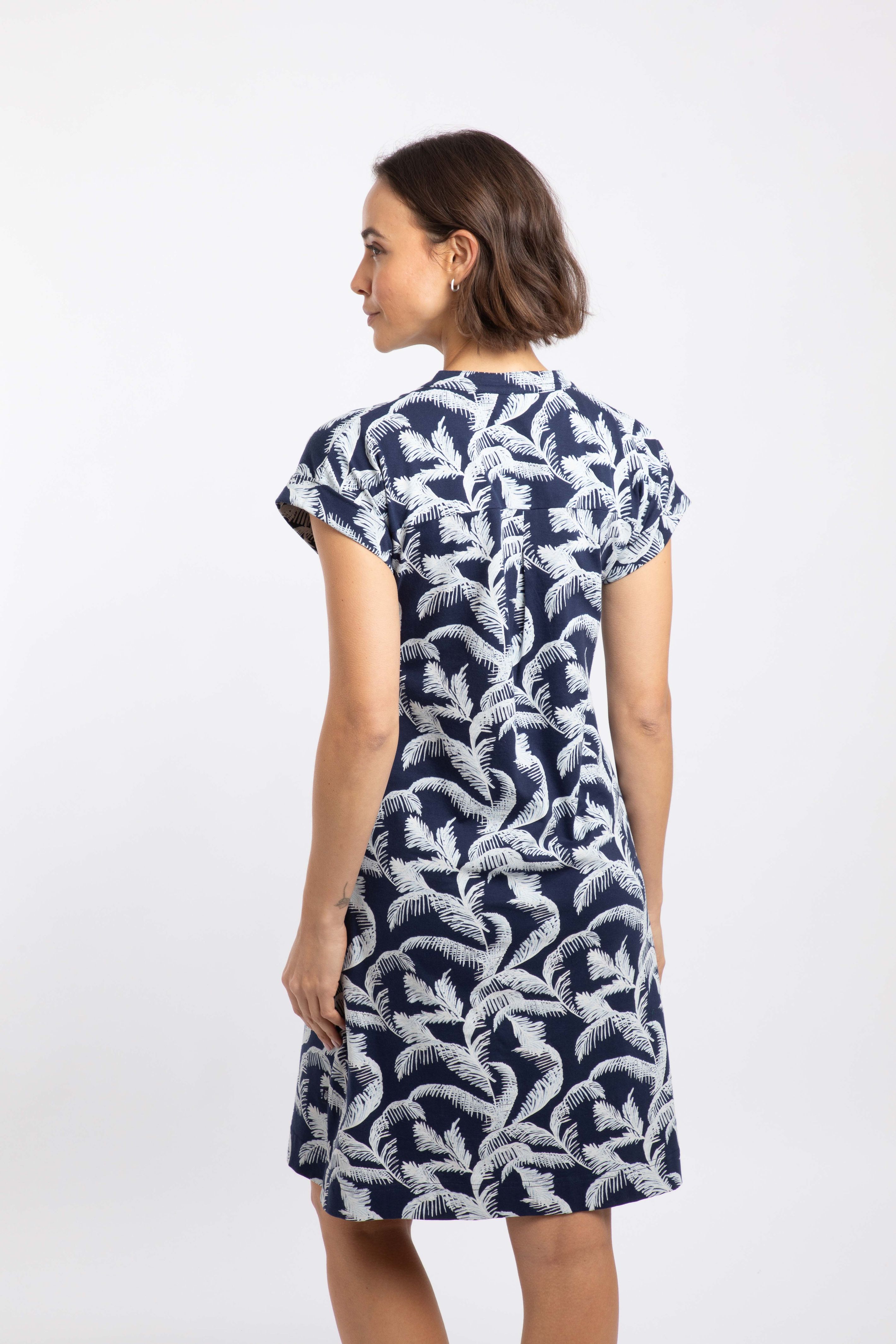 Suffolks Printed Jersey Dress Ink | Weird Fish