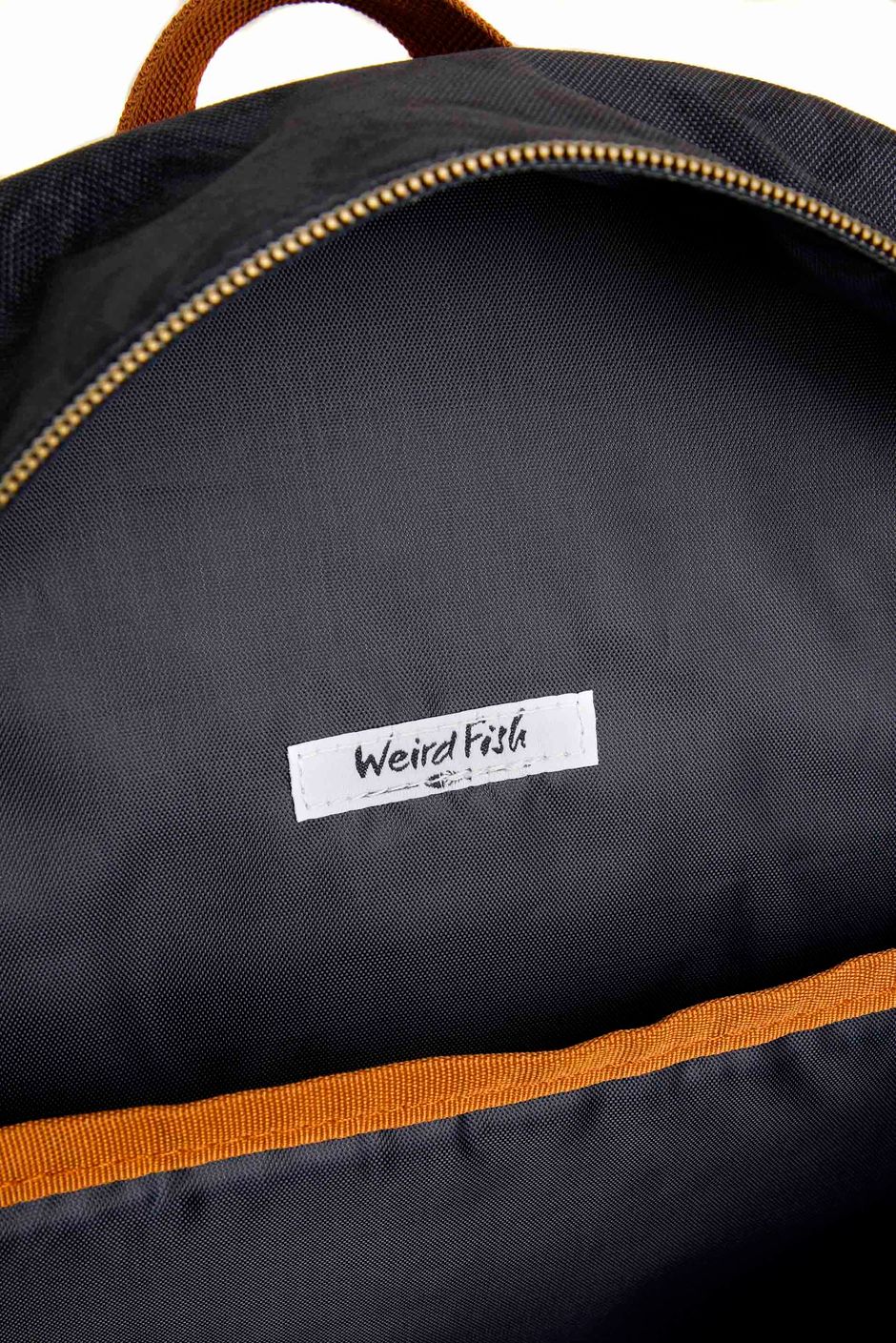 Daisy Printed Backpack Navy | Weird Fish