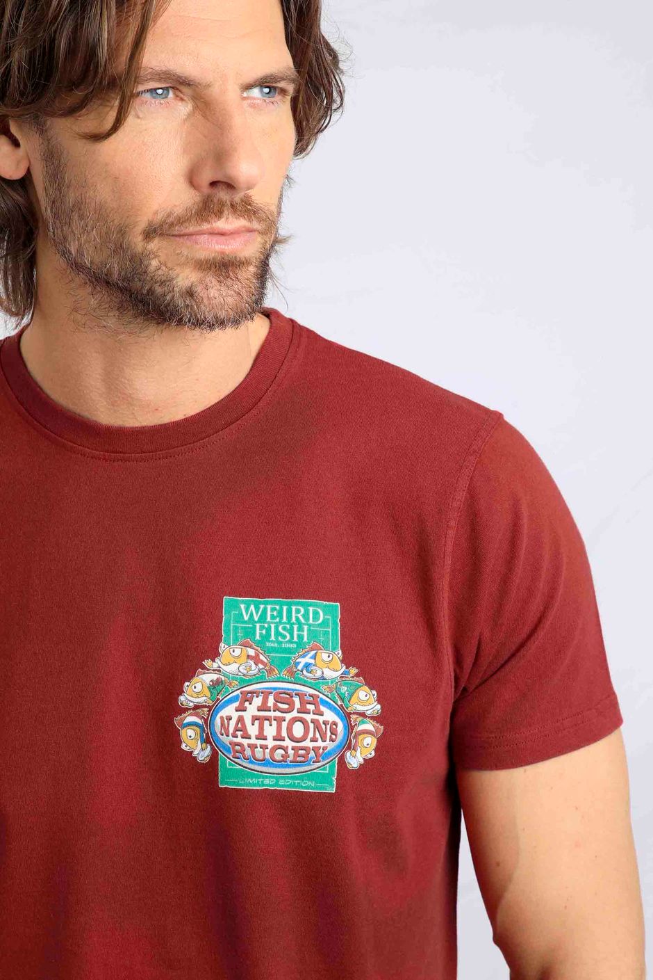 Fish Nations 24 Artist T-Shirt Chilli Red | Weird Fish