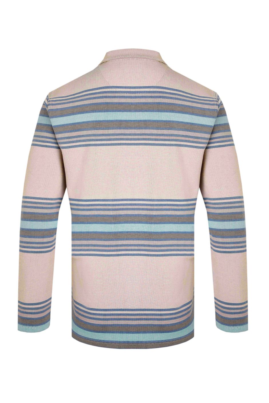 Caudale Heavyweight Stripe Rib Rugby Grey | Weird Fish