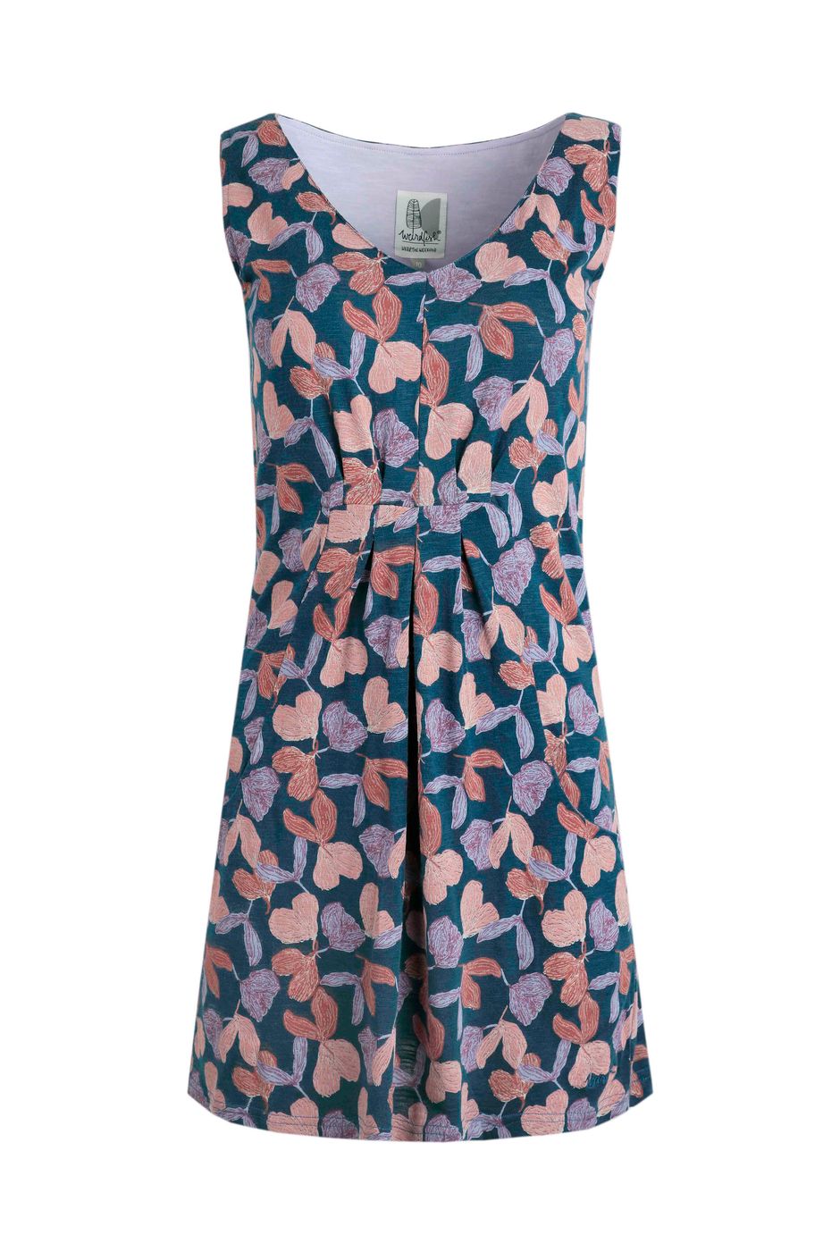 Indus Printed Jersey Tunic Deep Sea Blue | Weird Fish