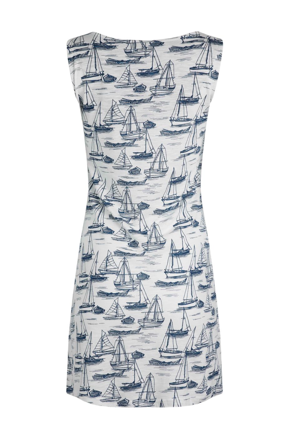 Indus Printed Jersey Tunic White | Weird Fish