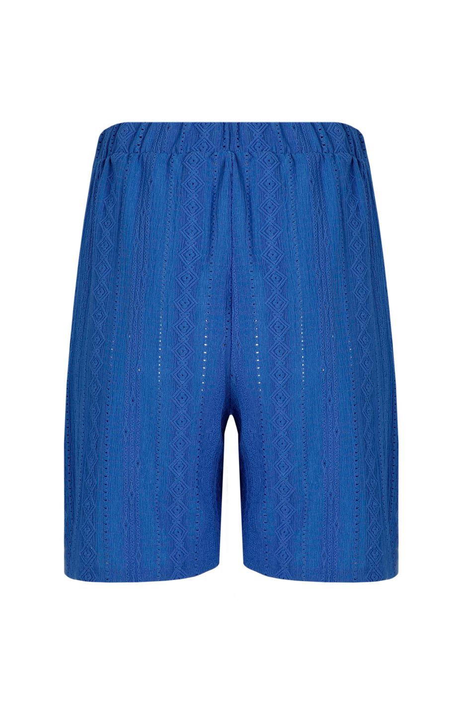 Mima Broderie Stretch Travel Shorts Cobalt Blue | Weird Fish
