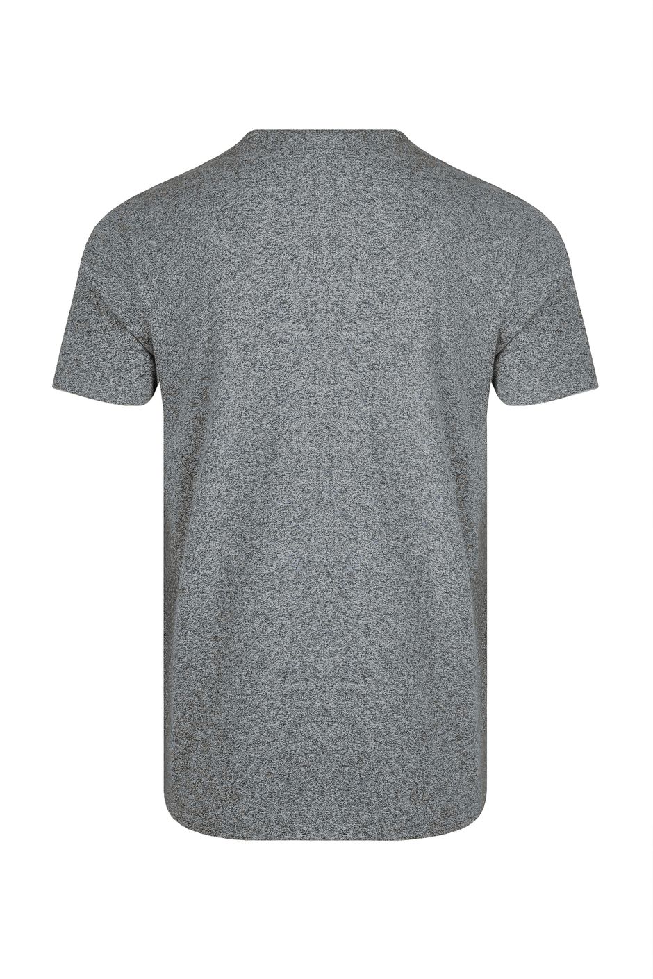 Fished Organic Cotton Branded T-Shirt Ebony Marl | Weird Fish