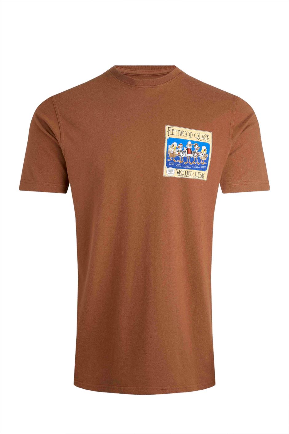 Fleetwood Quack Artist T-Shirt Chestnut | Weird Fish