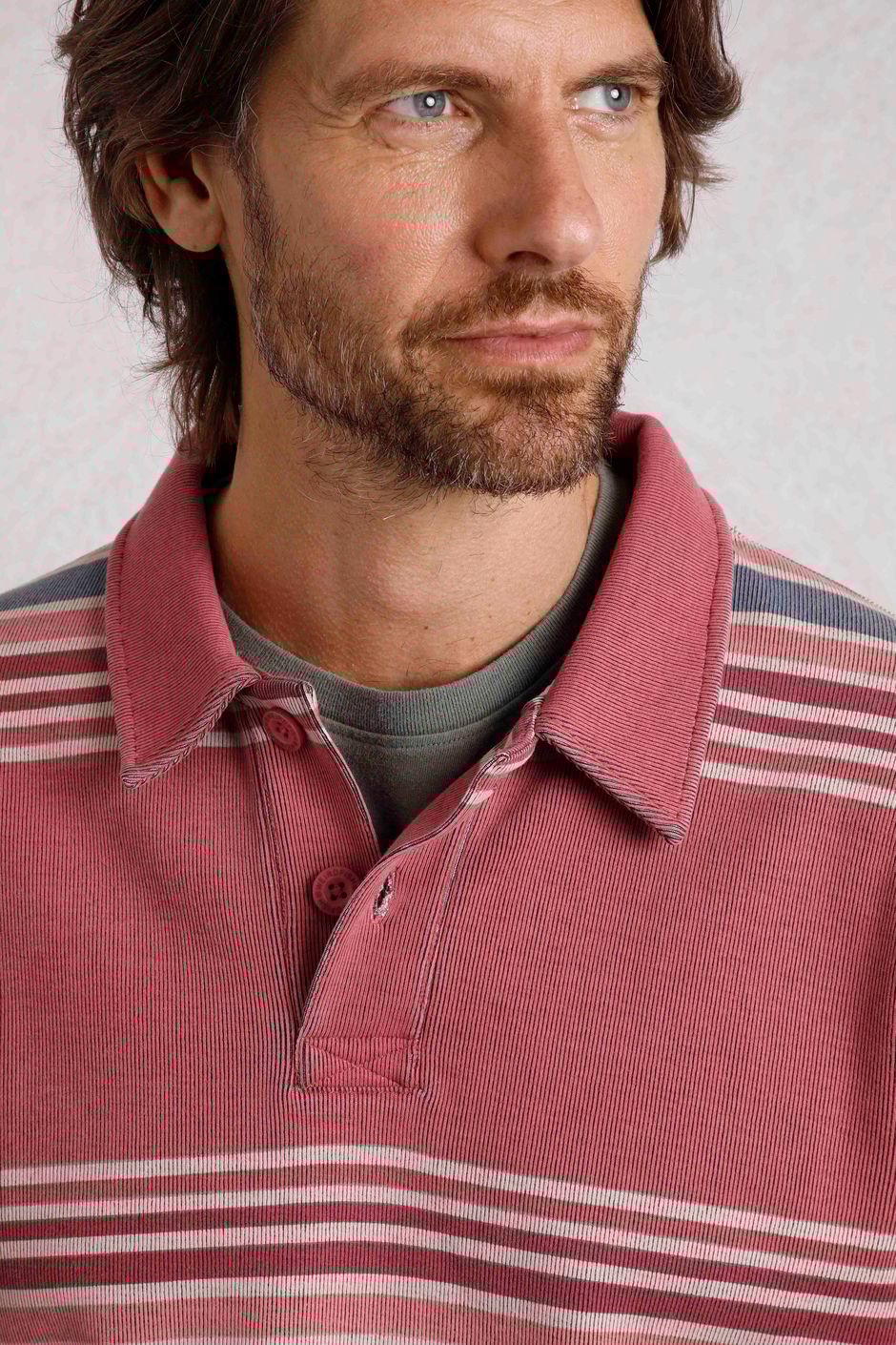 Caudale Heavyweight Stripe Rib Rugby Baked Apple | Weird Fish