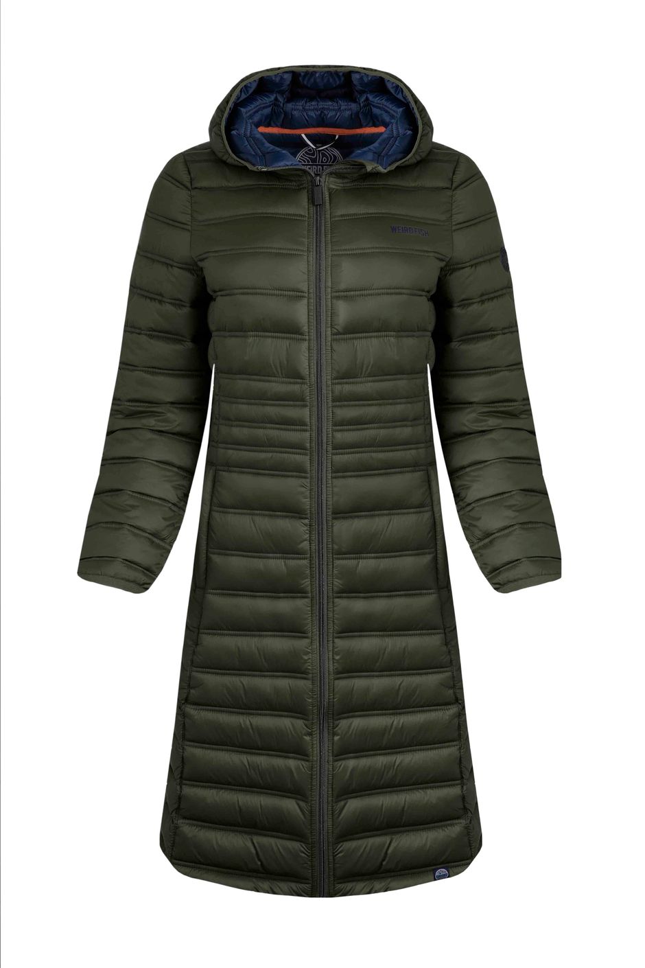 Ravinia Lightweight Padded Mid-Line Jacket Fir Green | Weird Fish