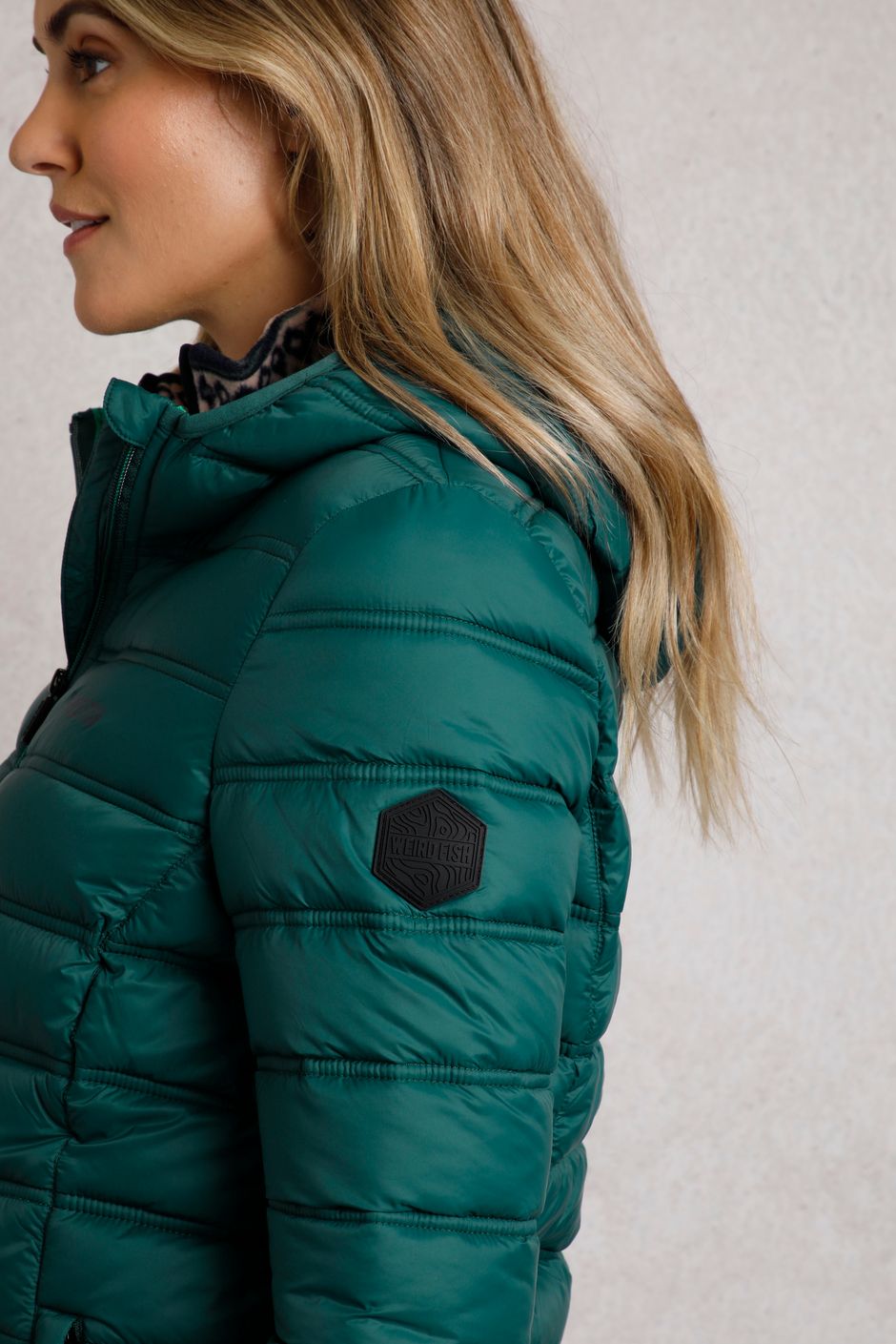 Eshka Lightweight Padded Jacket Cedar Green | Weird Fish