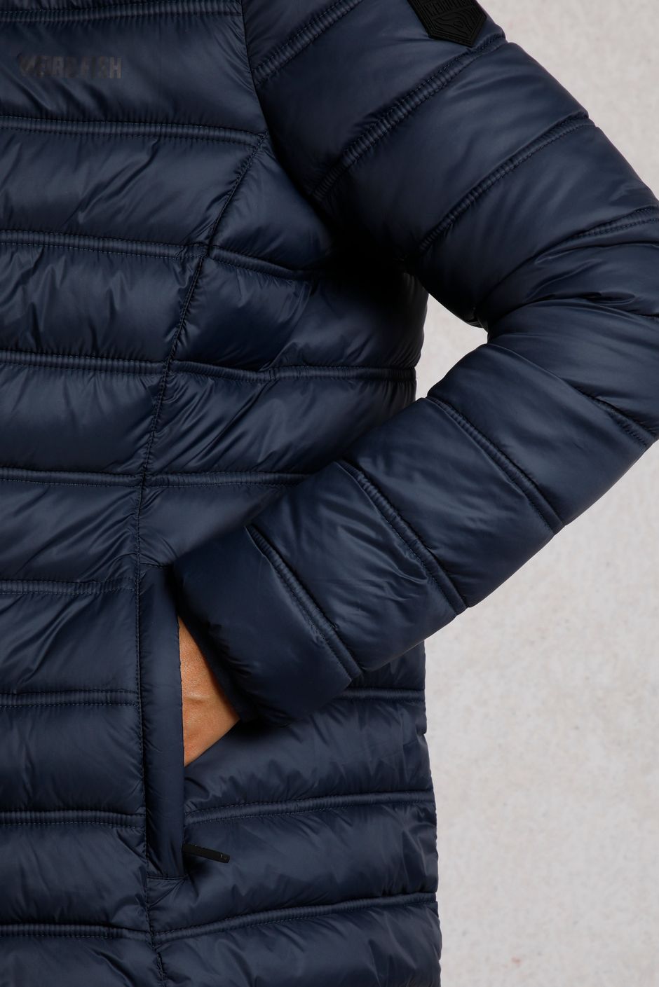 Eshka Lightweight Padded Jacket Navy | Weird Fish