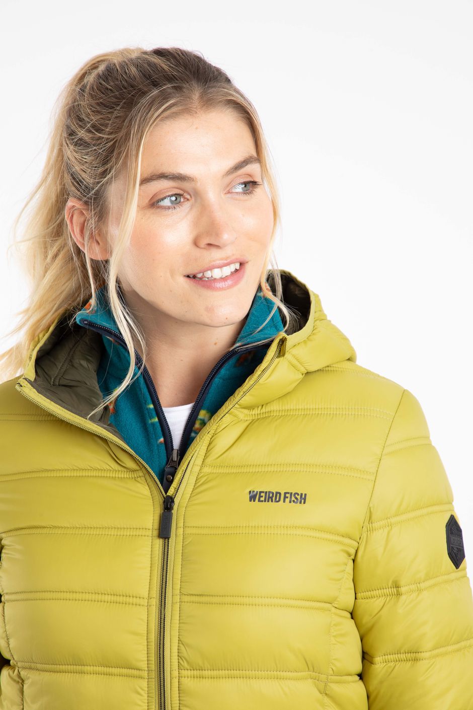 Eshka Lightweight Padded Jacket Tarragon | Weird Fish