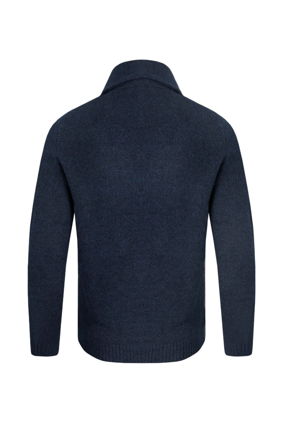 Graham Eco Shawl Collar Jumper Navy | Weird Fish