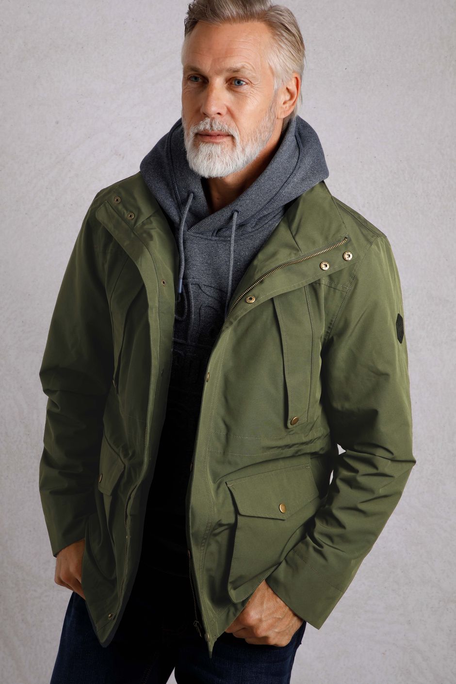 Seathwaite Waterproof Field Jacket Fir Green | Weird Fish