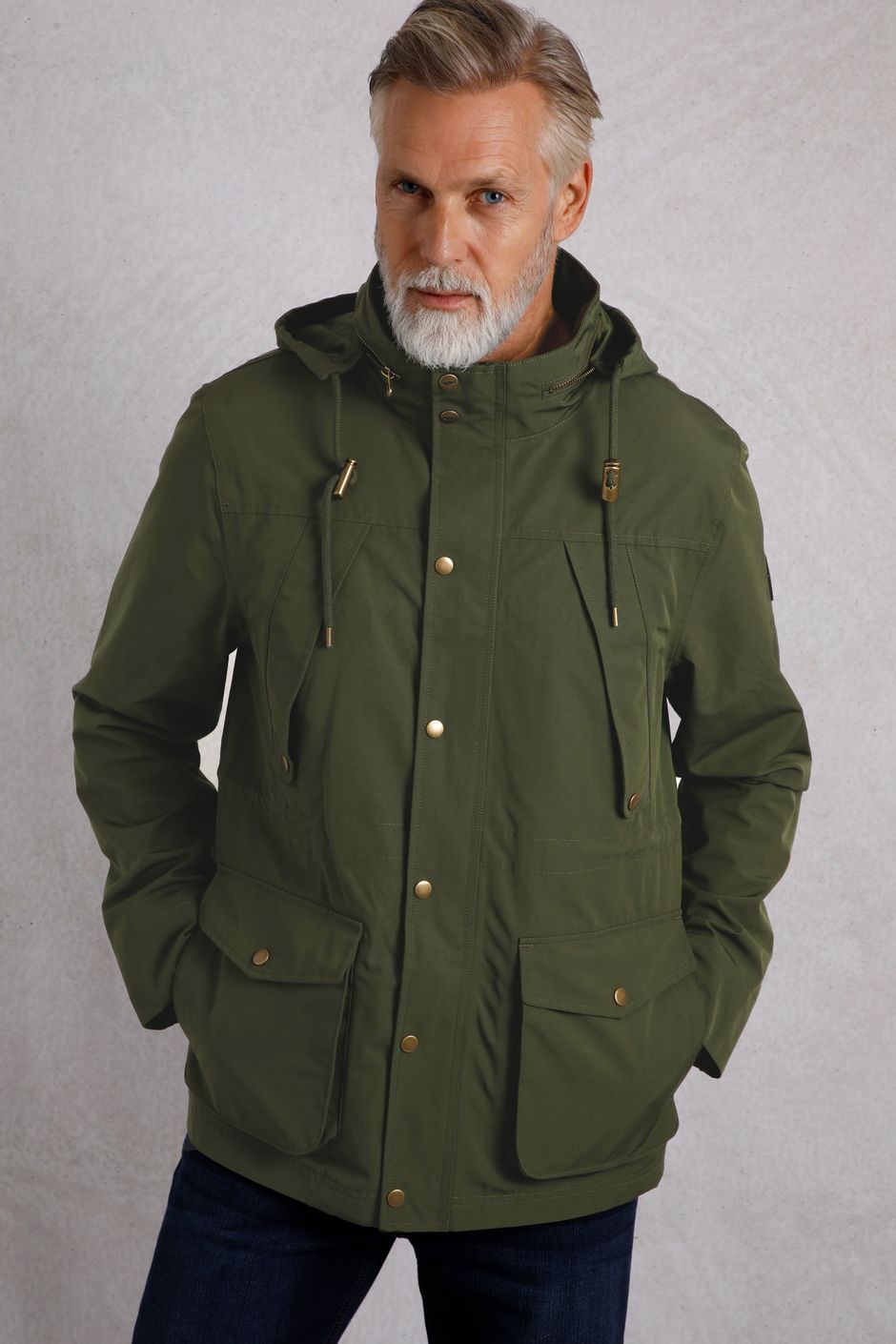Seathwaite Waterproof Field Jacket Fir Green | Weird Fish