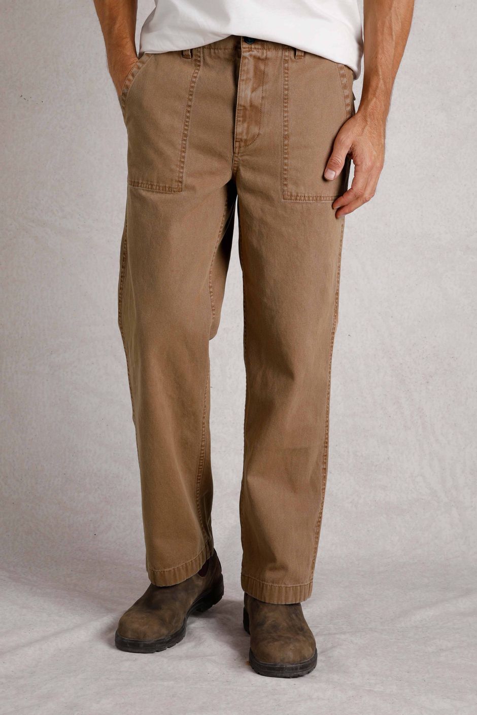 Newhaven Workwear Trousers Tan | Weird Fish