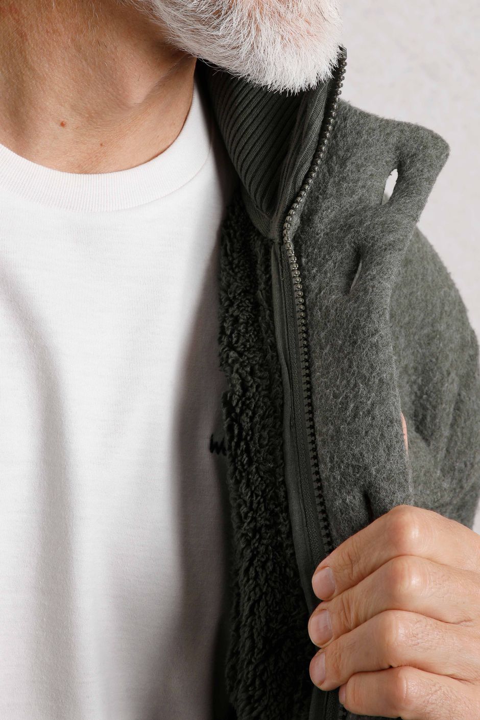 Fairfield Button Front Fleece Jacket Fir Green | Weird Fish