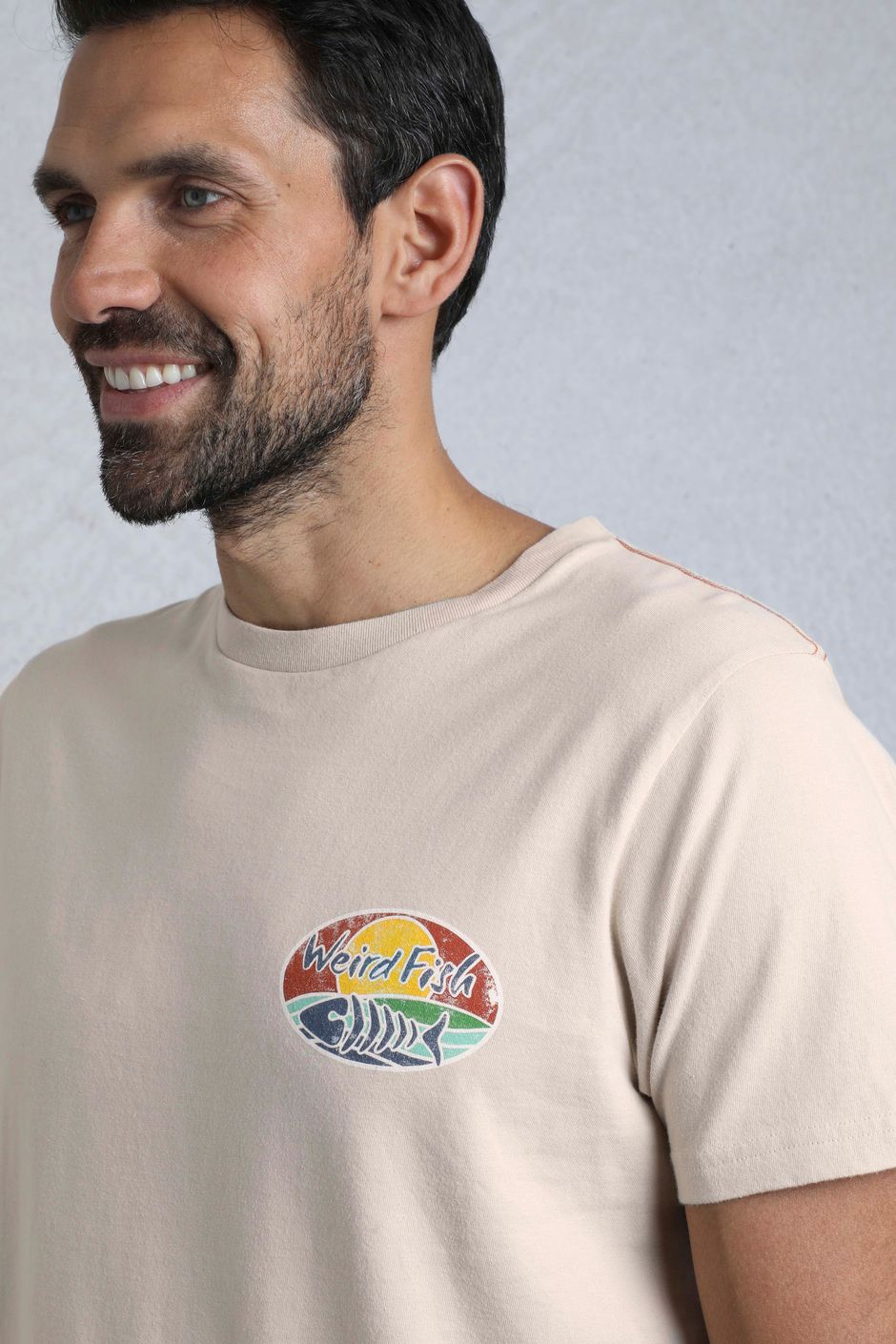 Land and Sea Back Print Graphic T-Shirt String | Weird Fish