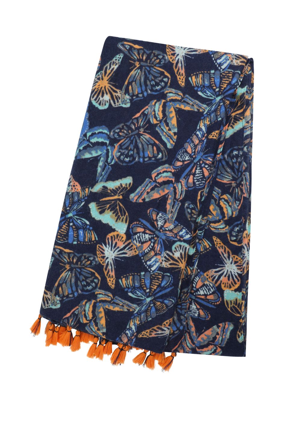 Marelia Eco Printed Scarf Dark Blue | Weird Fish