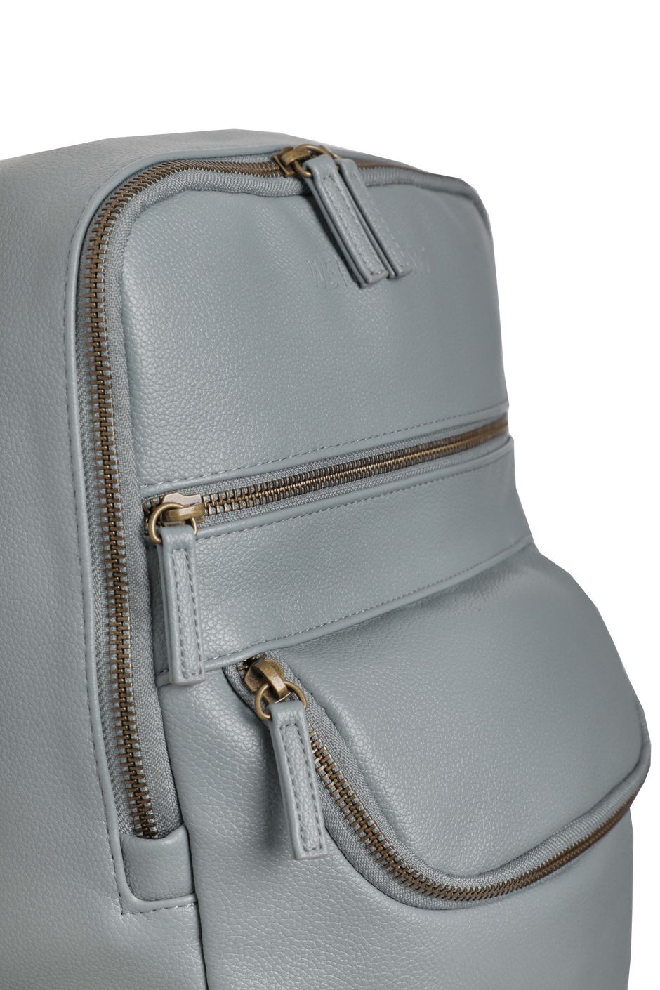 Apperly Faux Leather Backpack Mineral Blue | Weird Fish