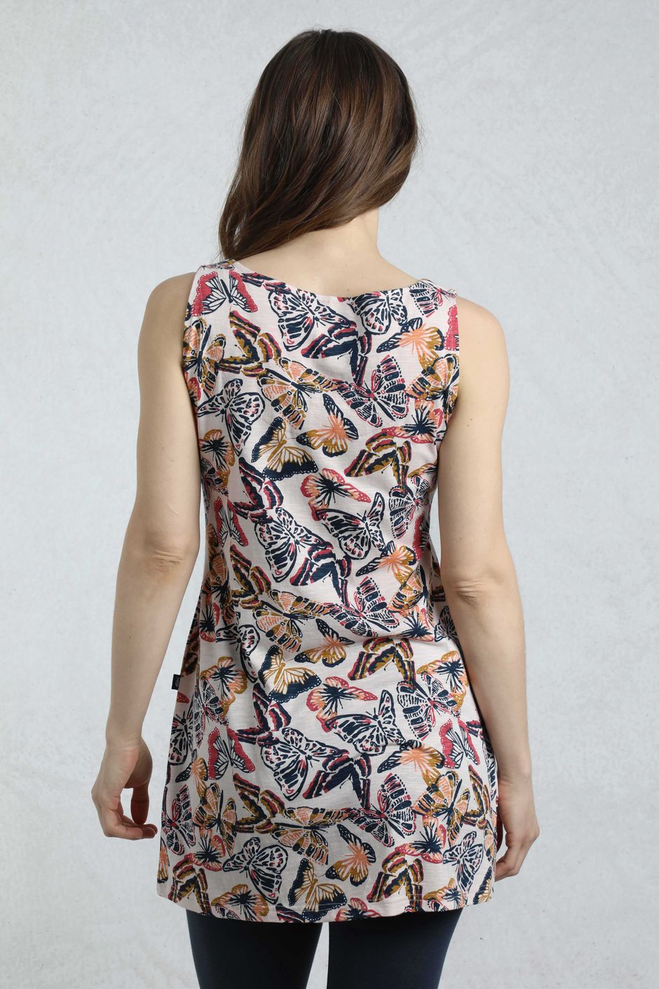 Indus Printed Jersey Tunic Pink | Weird Fish