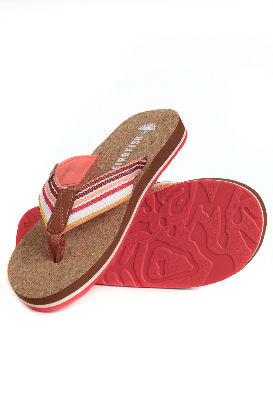 Arundel Cork Flip Flops Desert Rose | Weird Fish