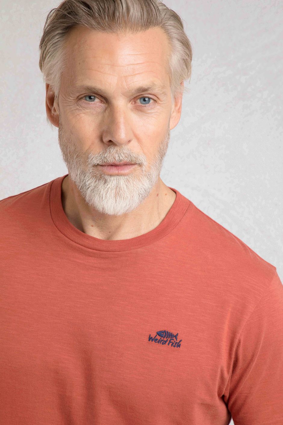 Fished Organic Cotton Branded T-Shirt Baked Clay | Weird Fish