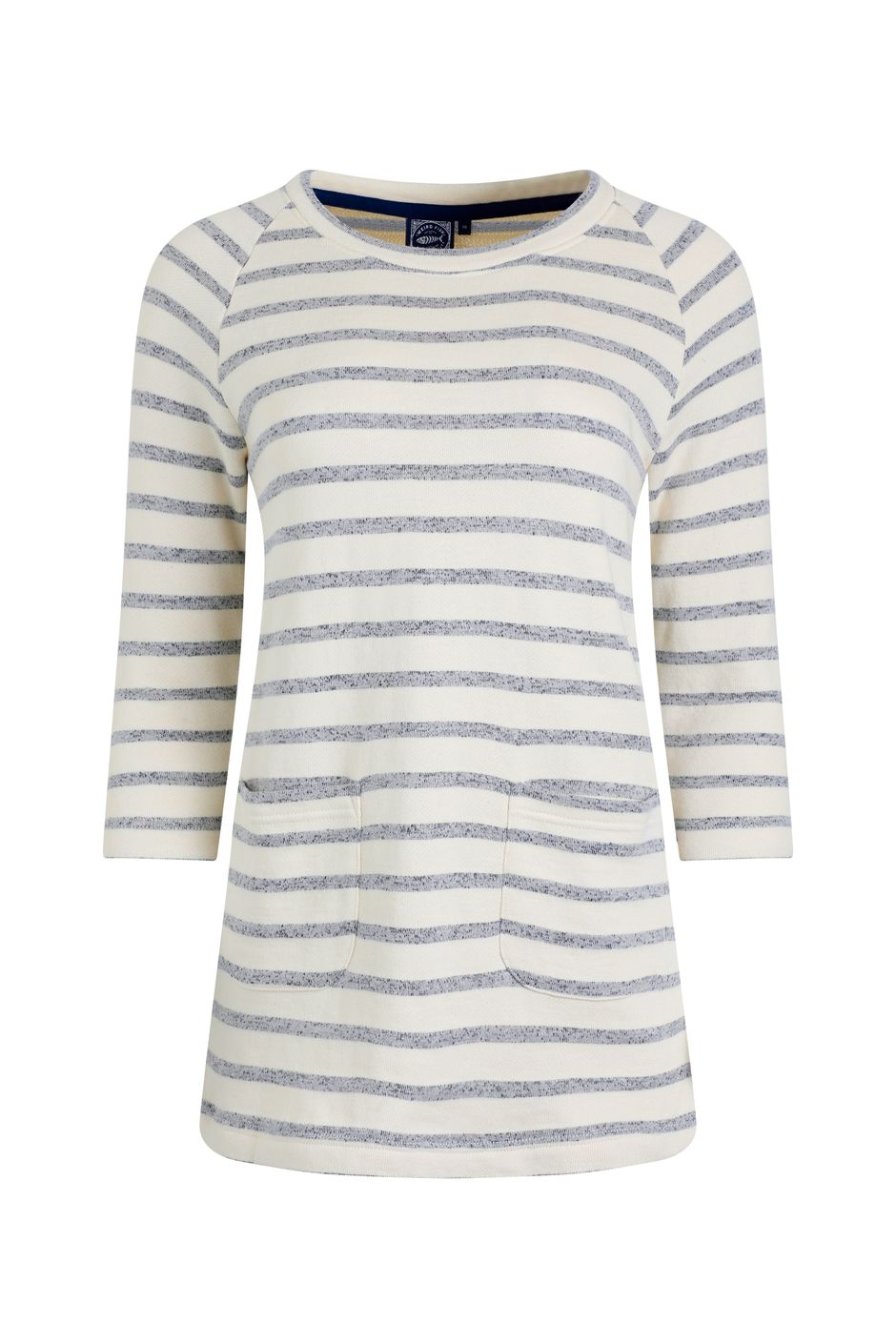 Ives Loopback Stripe Tunic Top Navy | Weird Fish