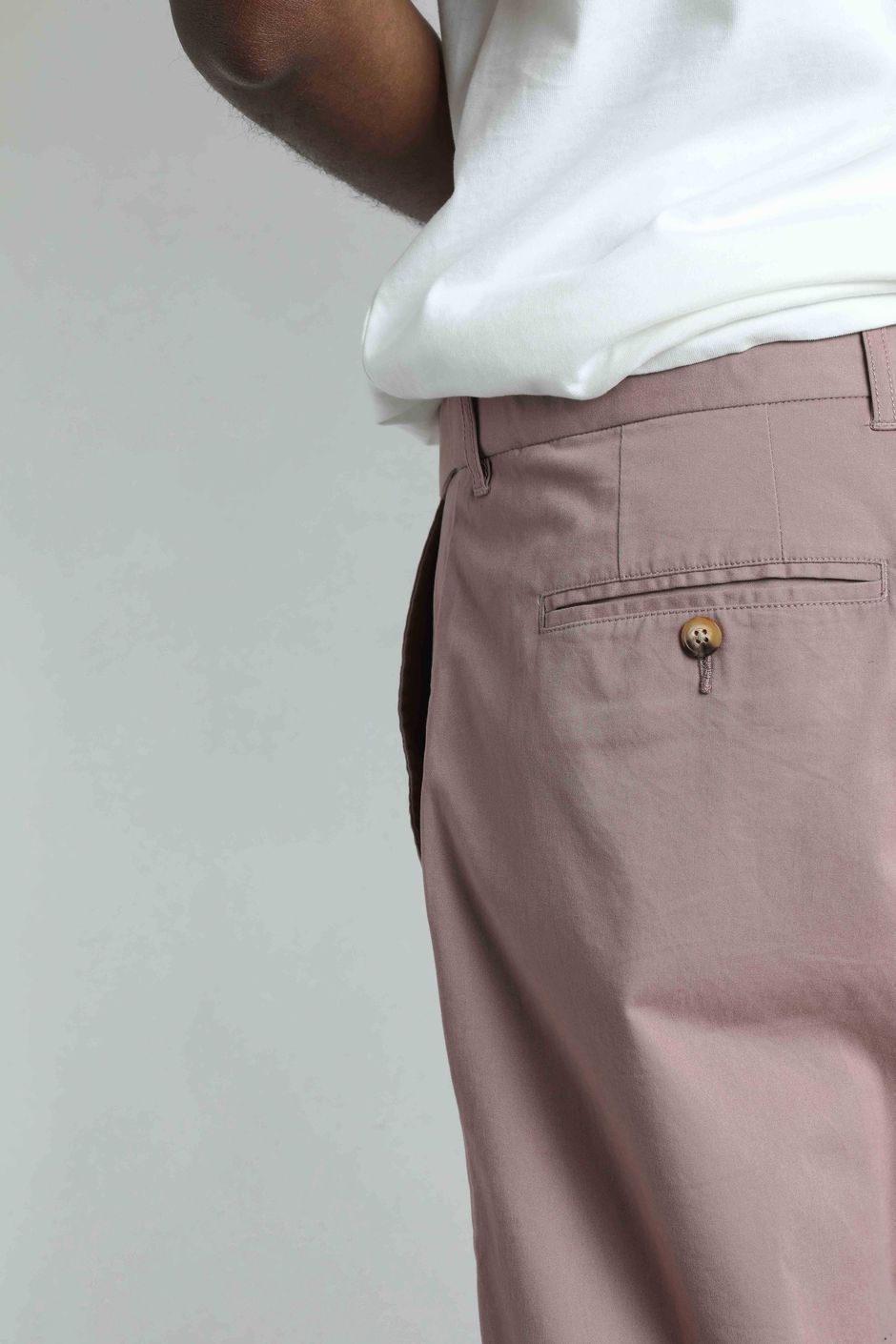 Freddie Super Soft Chino Trousers Dusty Rose | Weird Fish