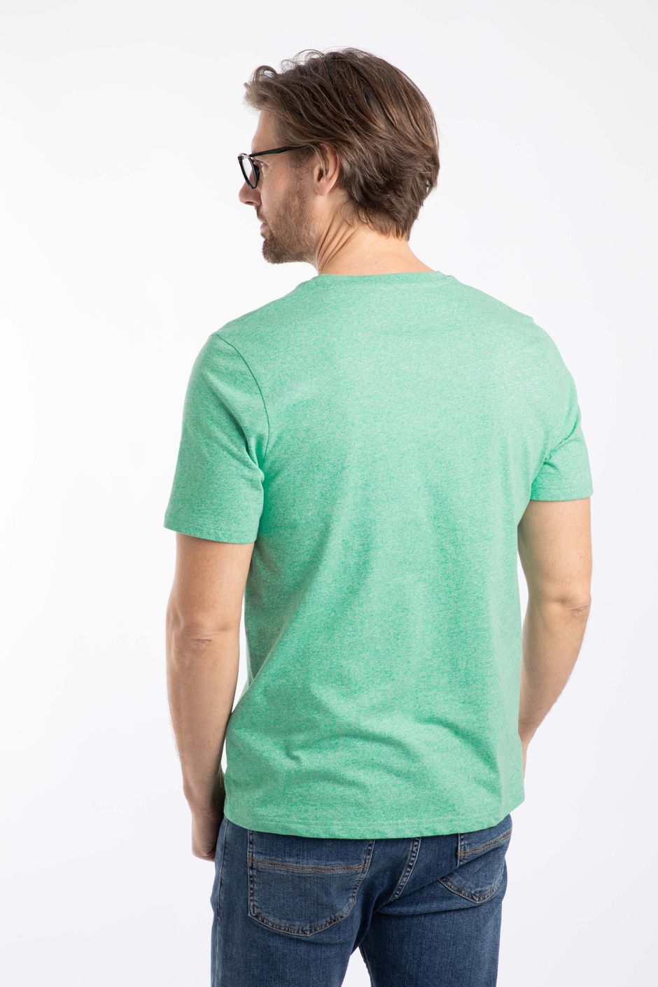 Fished Organic Cotton Branded T-Shirt Aqua Marine | Weird Fish