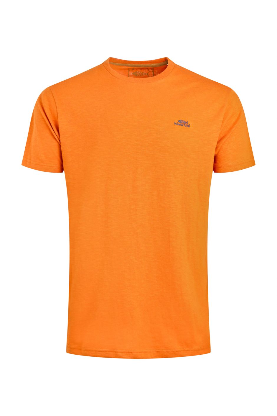 Fished Organic Cotton Branded T-Shirt Brick Orange | Weird Fish