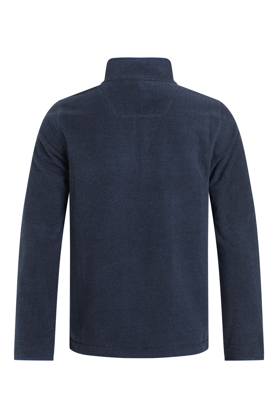 Merrill Full Zip Textured Fleece Midnight | Weird Fish