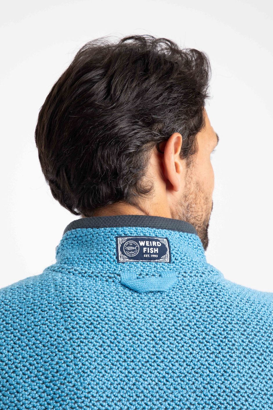 Kielder 1/4 Zip Limited Edition Macaroni Pacific Blue | Weird Fish