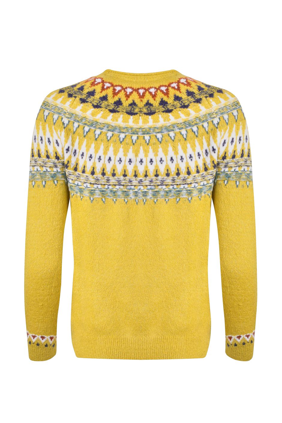 Lowell Fair Isle Jumper Antique Moss | Weird Fish