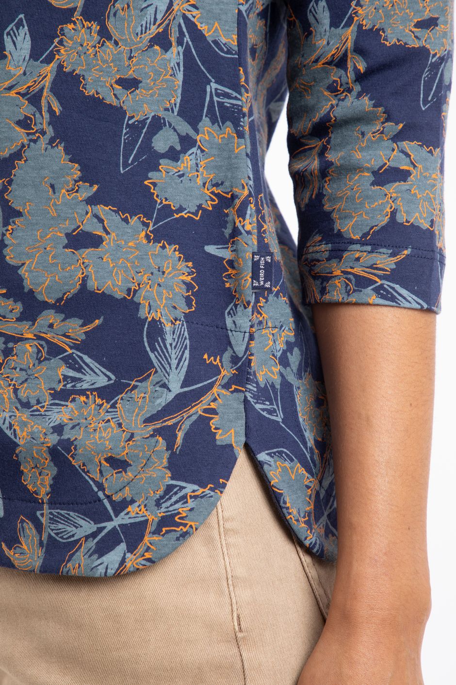 Pinto Printed Jersey T-Shirt Moonlight Blue | Weird Fish