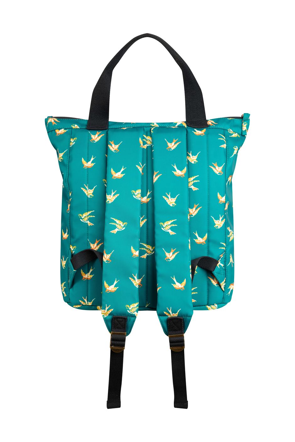 Ekora Printed Polyester Backpack Deep Teal | Weird Fish
