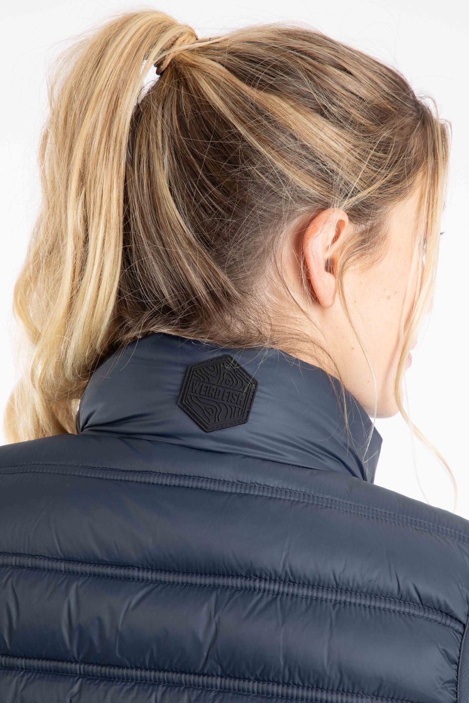 Atissa Lightweight Padded Gilet Navy Blue | Weird Fish