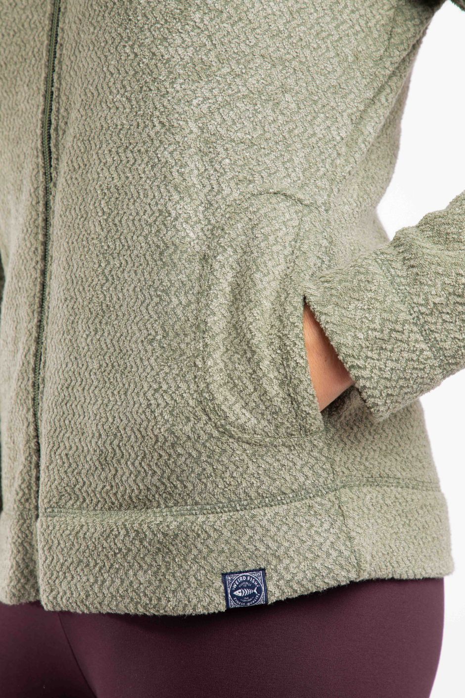 Faire Full Zip Textured Fleece Artichoke | Weird Fish
