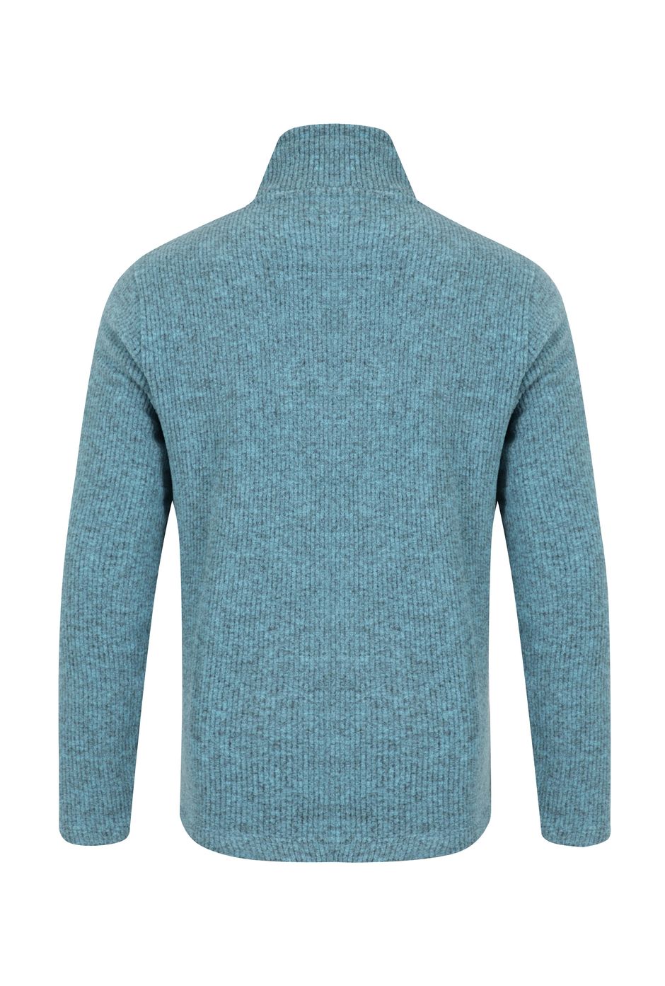 Newport Quarter Zip Ribbed Fleece Smoked Blue | Weird Fish