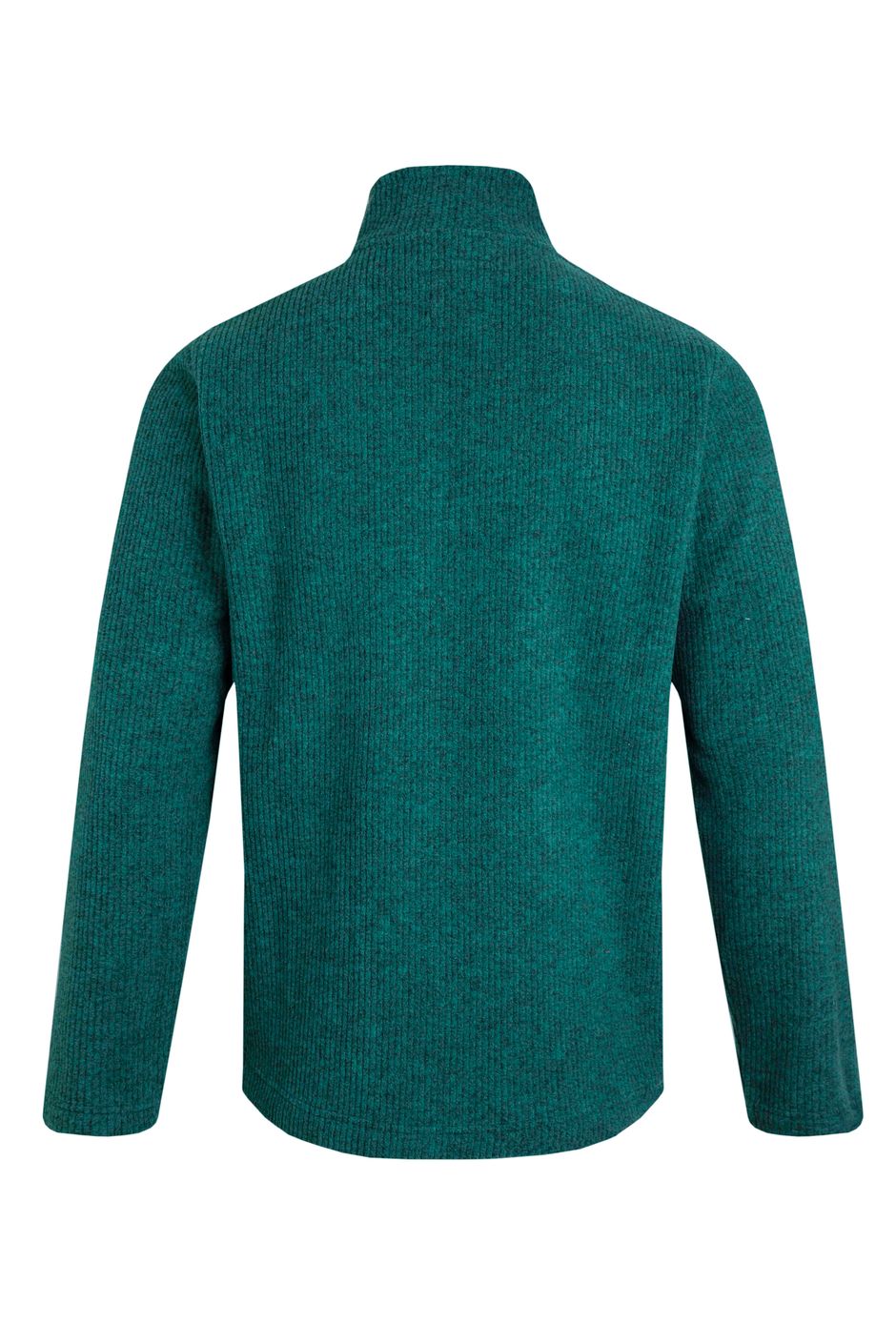 Newport Quarter Zip Ribbed Fleece Deep Teal | Weird Fish