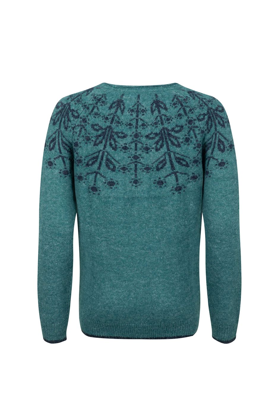 Miska Fair Isle Jumper Deep Teal | Weird Fish