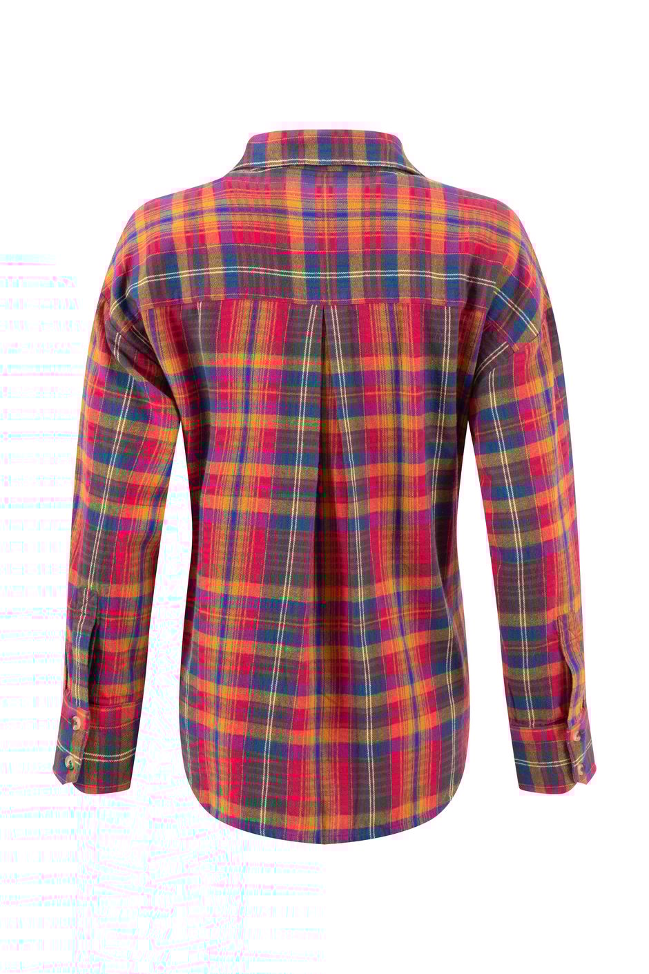 Lynsky Brushed Check Shirt Fuchsia Punch | Weird Fish