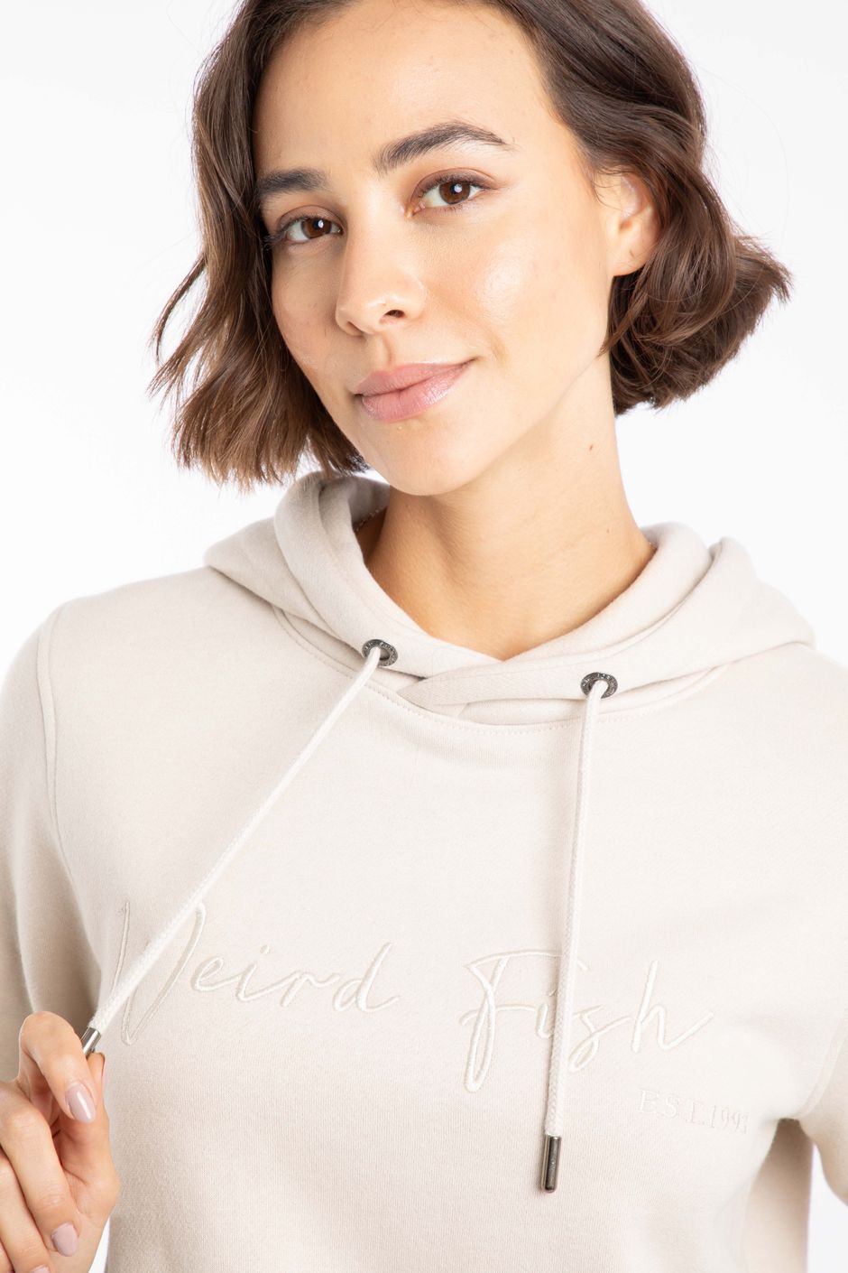 Phoebe High Build Embroidery Graphic Sweat Sand Dollar | Weird Fish