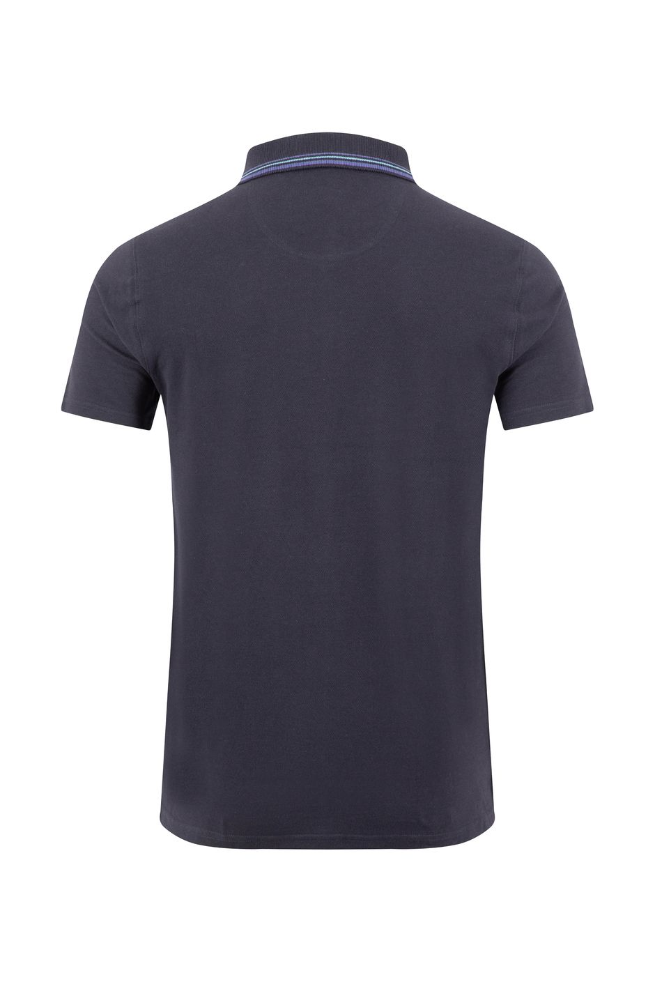Dylan Organic Cotton Tipped Collar Polo Midnight | Weird Fish