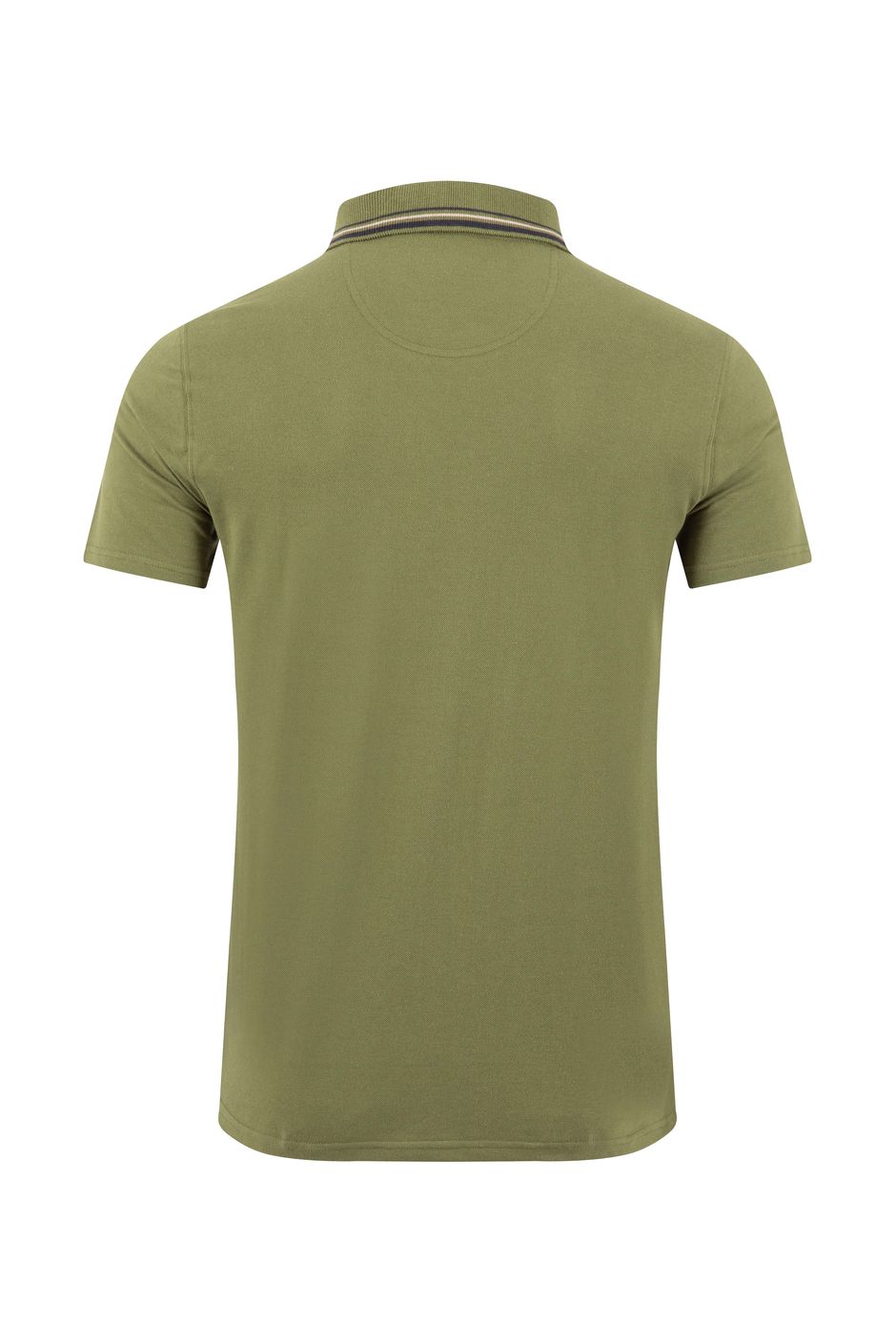 Dylan Organic Cotton Tipped Collar Polo Winter Green | Weird Fish